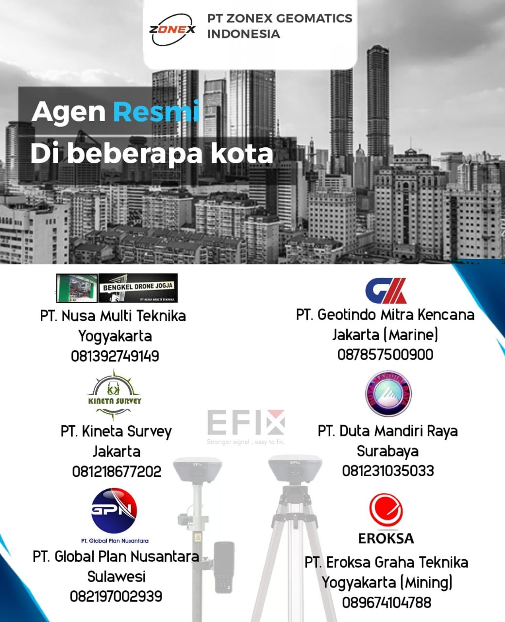 PT Zonex Geomatics Indonesia – Distributor Alat Survey